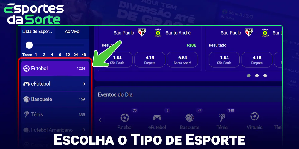 Esporte da Sorte apostas esportivas no Brasil: Registro rápido | Login